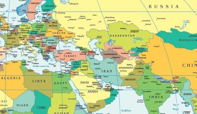 Free Printable Blank Map of Europe in PDF [Outline Cities]